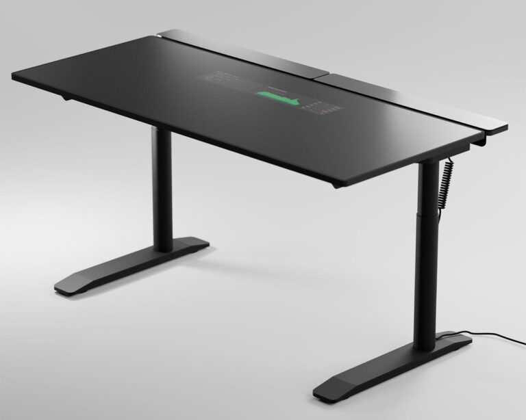 Lumina Desk has an OLED Display Built Right In | WERD